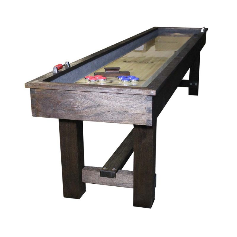 Reno Rustic 9 Ft. Shuffleboard Table is an authentic pub style table