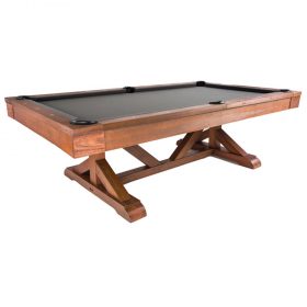 The Madison pool table is a beautiful, transitional-style, black-finished