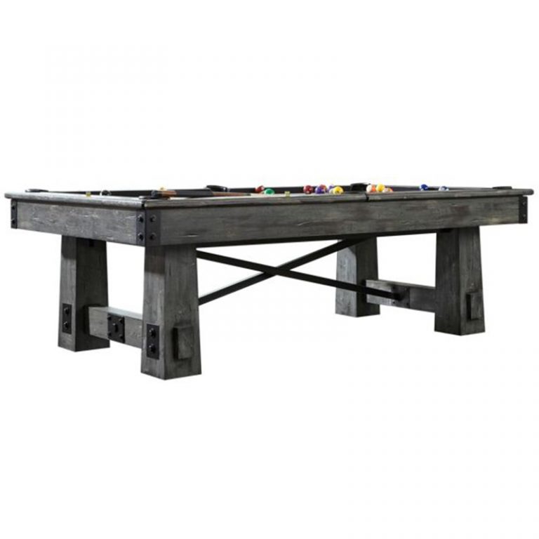 The Da Vinci 8 Foot Pool Table - has both old and new-world elements.