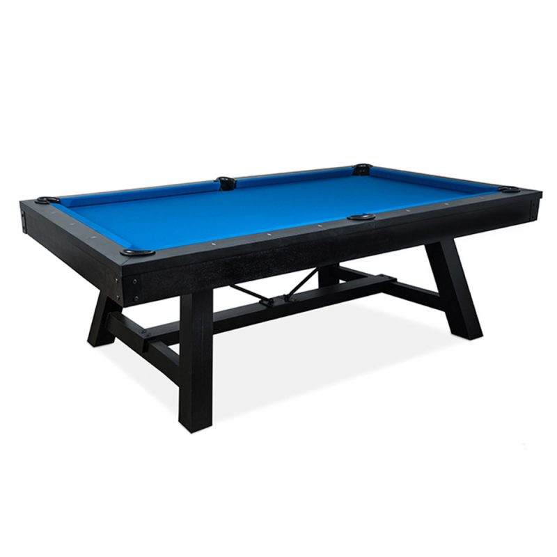 The Madison pool table is a beautiful, transitional-style, black-finished