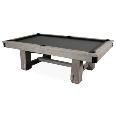 The Carmel Pool Table Dining - Weathered Oak Finish Convertible