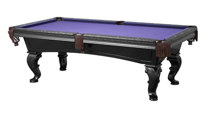 8 ft. Hampton POOL TABLE | Matching leather pockets, Wood Frame