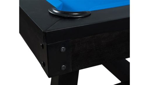 The Madison pool table is a beautiful, transitional-style, black-finished
